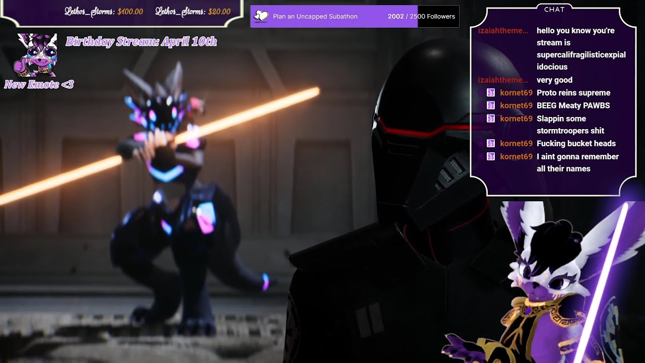 4/1/2024 VOD: Playin with the Protogen Mod~! | Star Wars Jedi Fallen ...