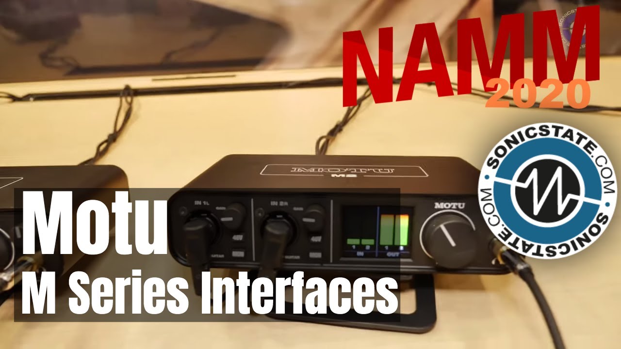 NAMM 2020: Motu M Series Interfaces - YouTube