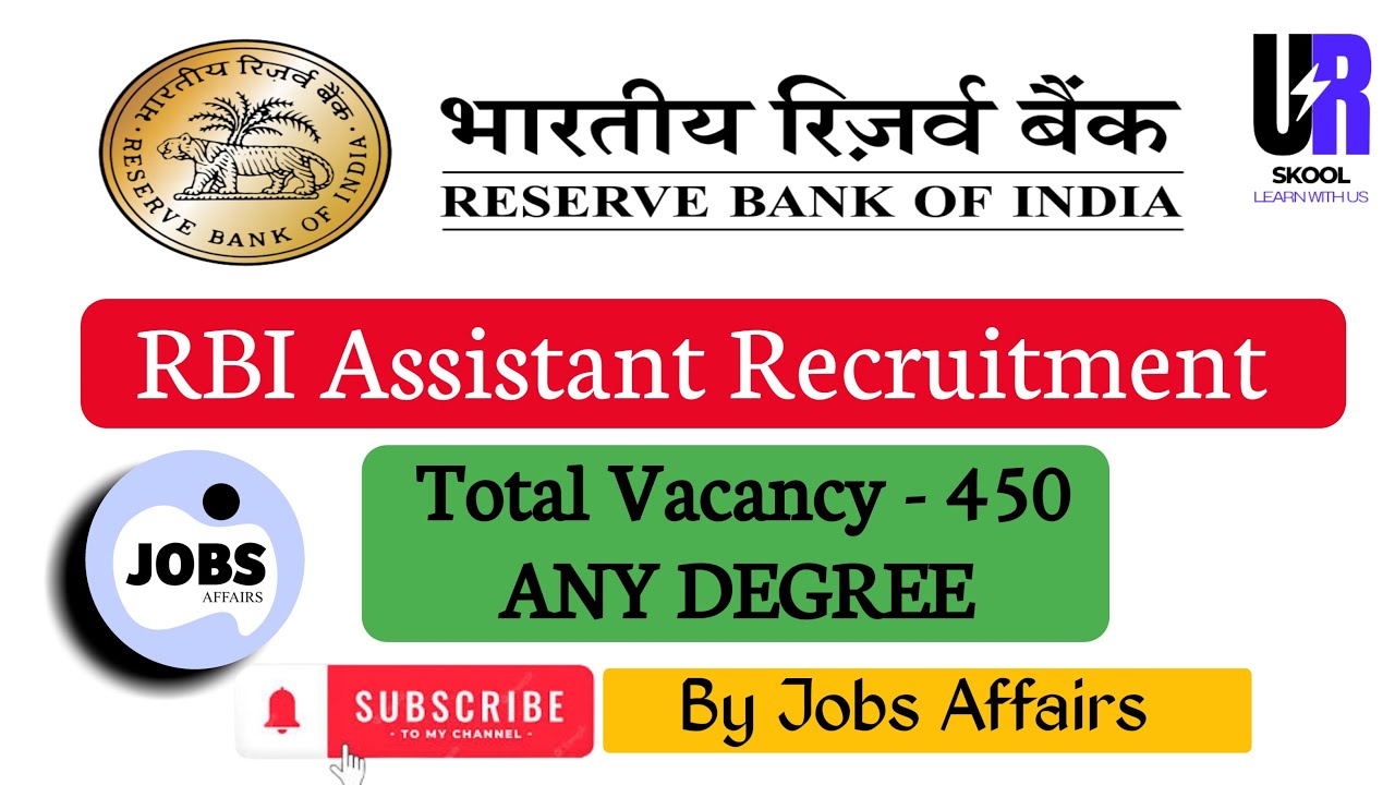 RBI Assistant Recruitment 2023 | RBI Latest Recruitment 2023 | RBI ...