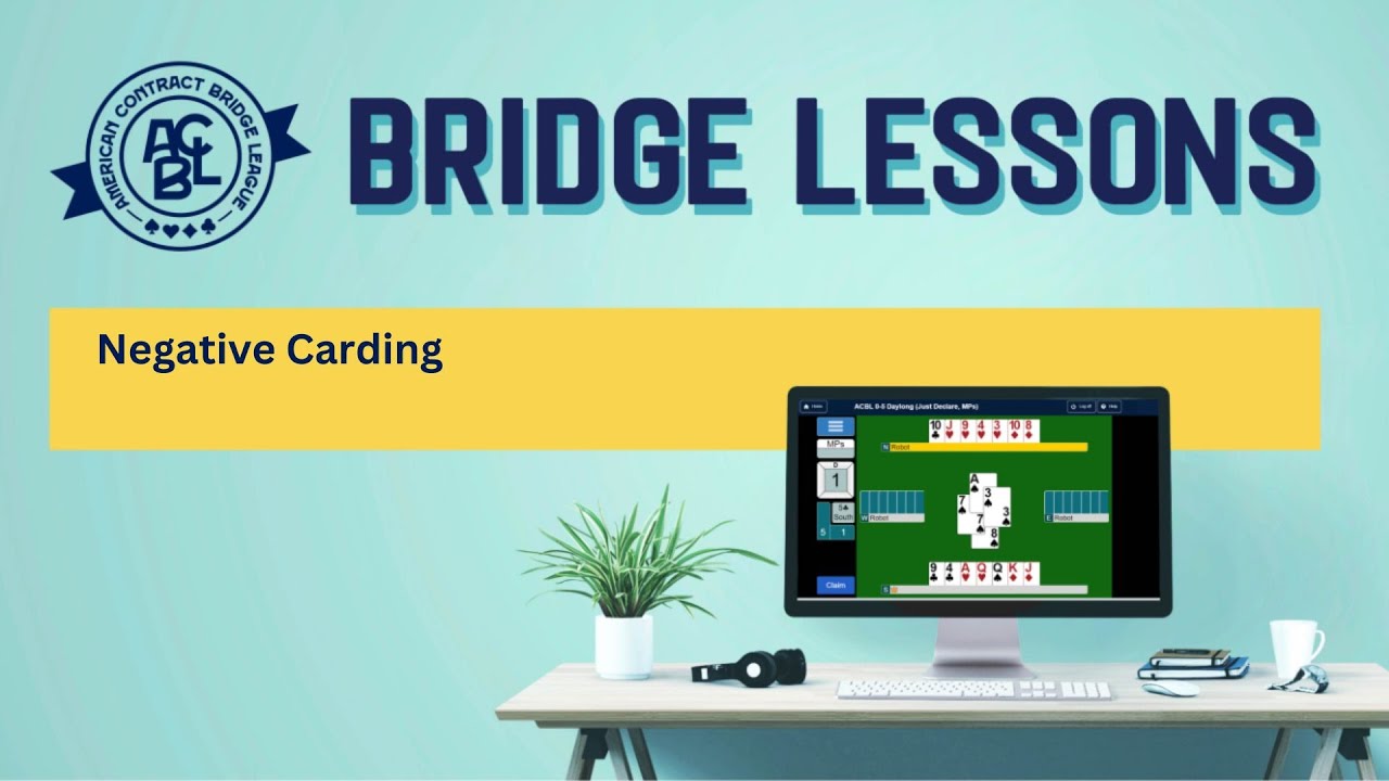 Bridge Lessons: Negative Carding - YouTube