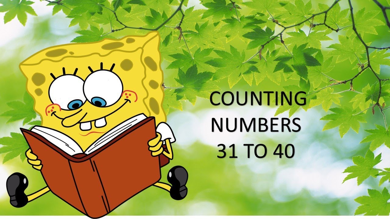 Counting Numbers 31 to 40 . (Online learning video for kids). - YouTube