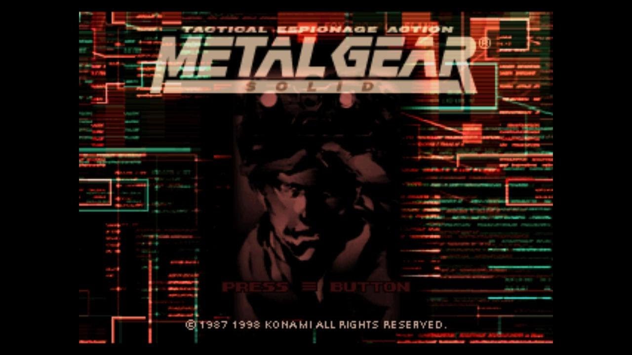 METAL GEAR SOLID intro 4k 60fps PS5 - YouTube