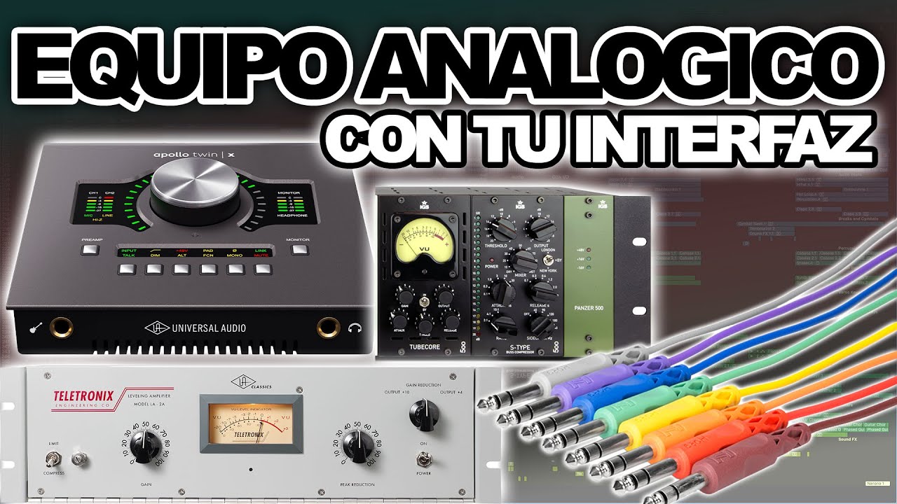 Cómo usar APOLLO TWIN con equipo ANALOGO EXTERNO (pre amp externo ...