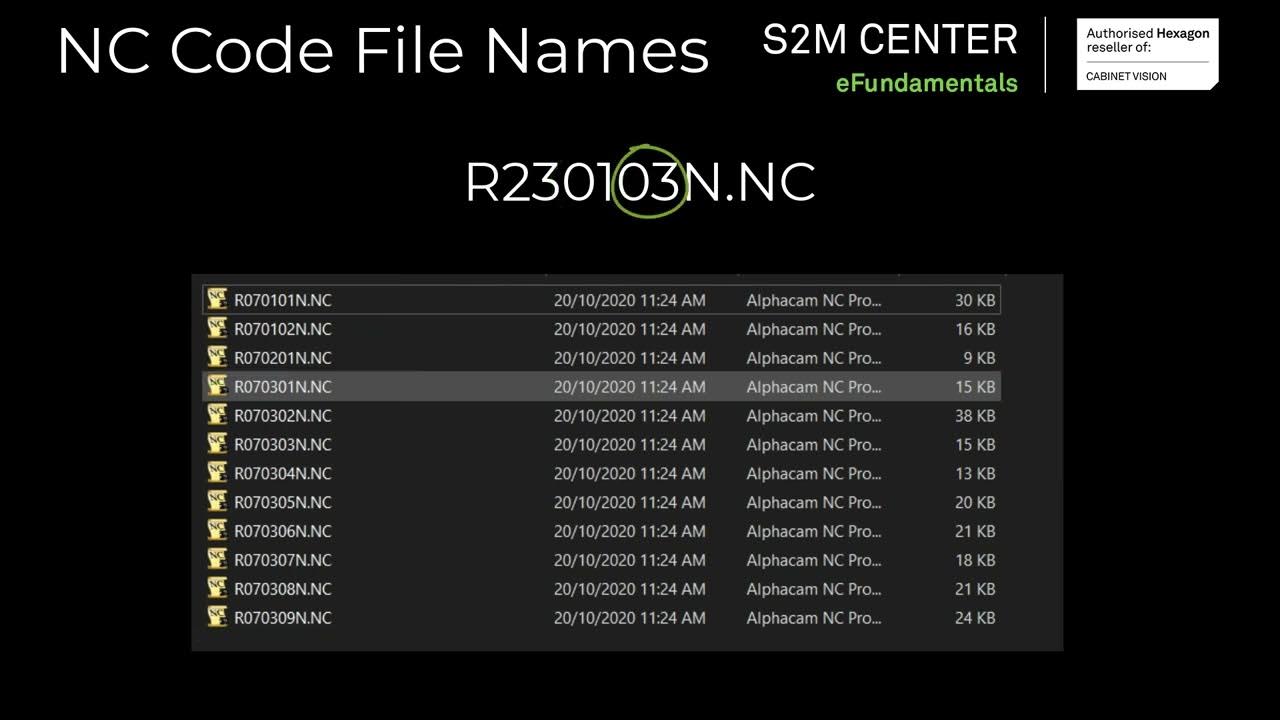 NC Code - Nc File Names - YouTube
