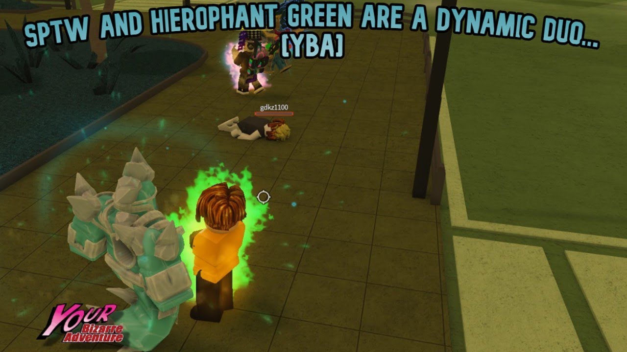 [YBA] Hierophant Green and SPTW are a DYNAMIC DUO... - YouTube