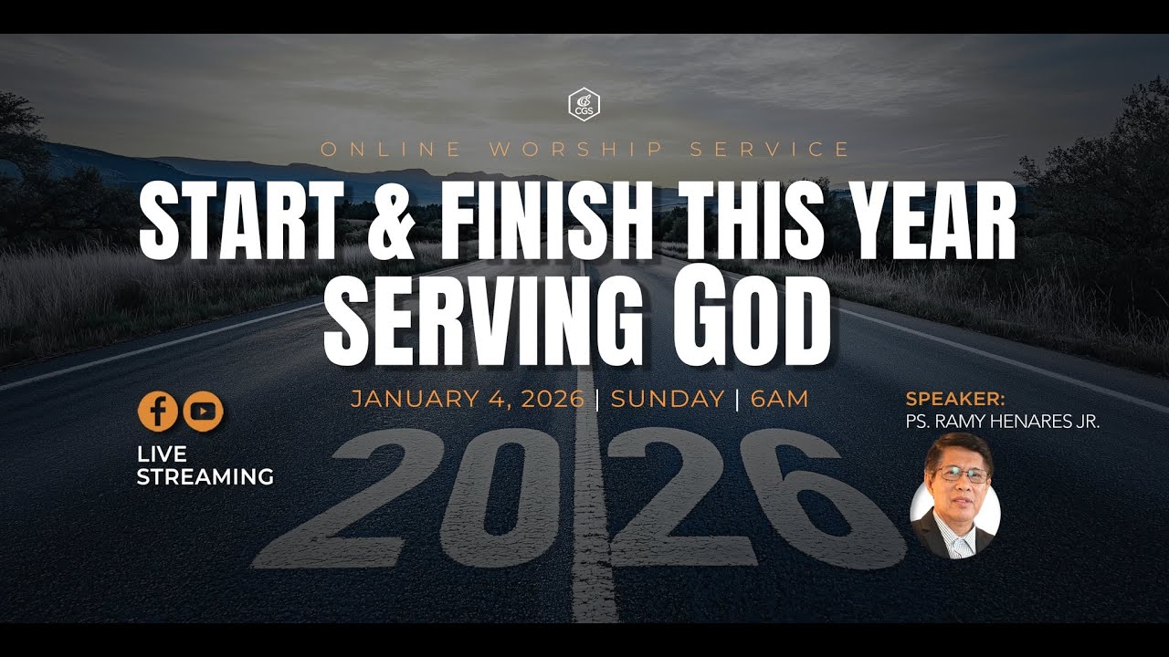 Start & Finish This Year Serving God | Simbahay Online Worship ...