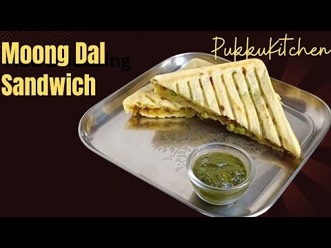 Healthy Moong Dal Sandwich | Super Easy No Bread Moong Dal Sandwich | High Protein Sandwich ...