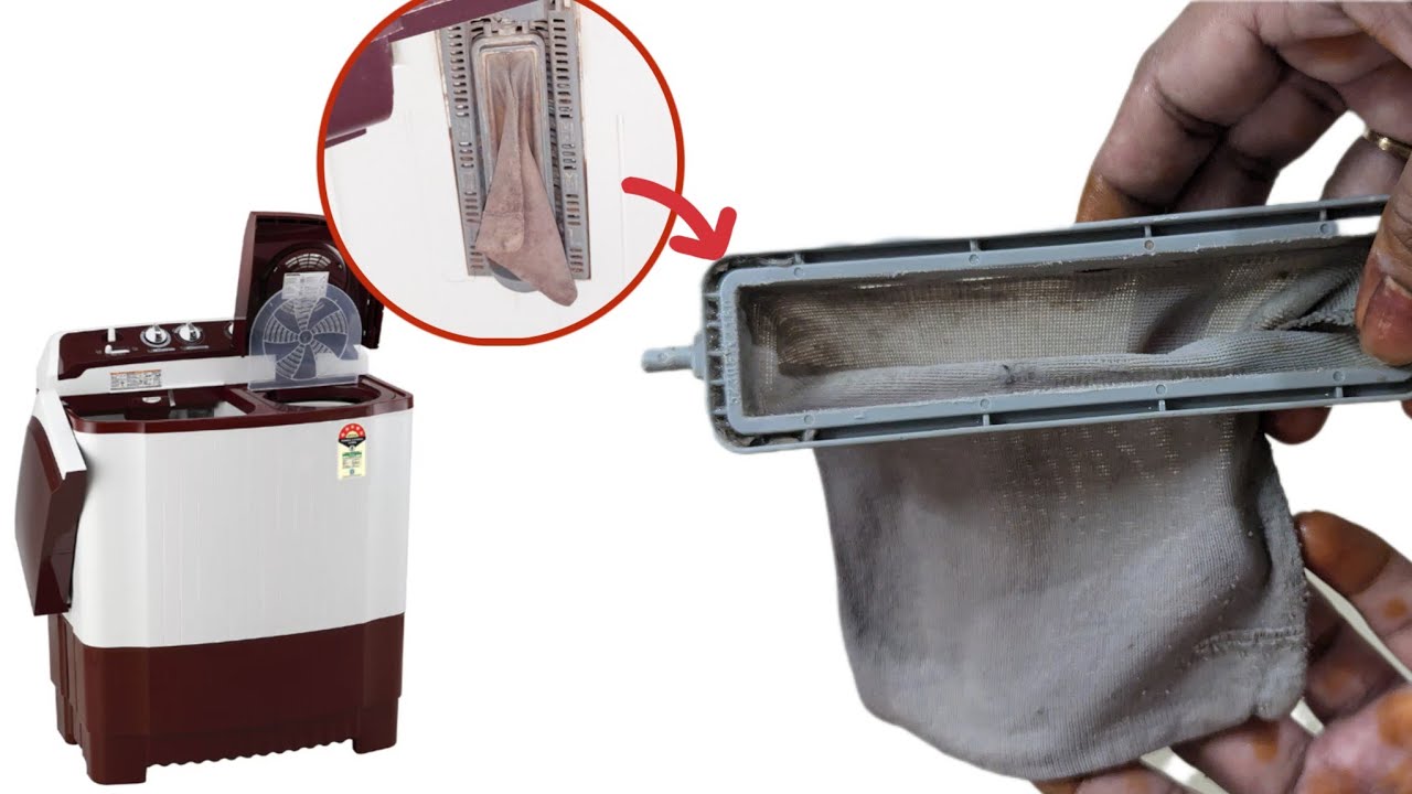 LG Washing Machine Lint Filter Cleaning | How to Clean LG Washing ...