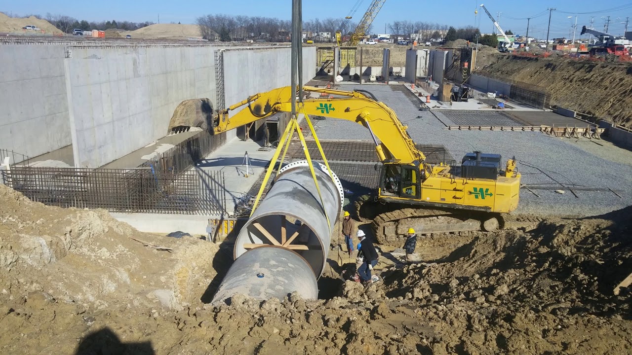 Project at a Glance: Construction of 10 million gallon clearwell - YouTube