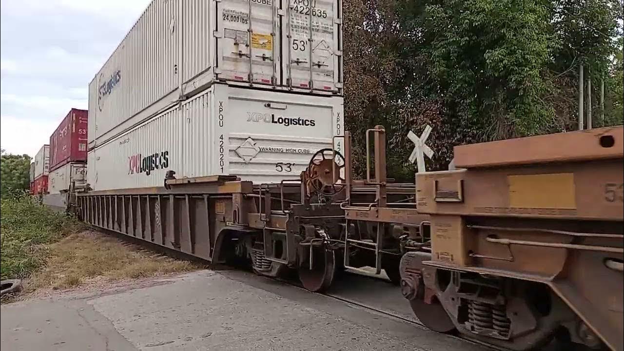 Intermodal México Mexicali FXE 4629 FXE 4692 Rumbo Norte - YouTube