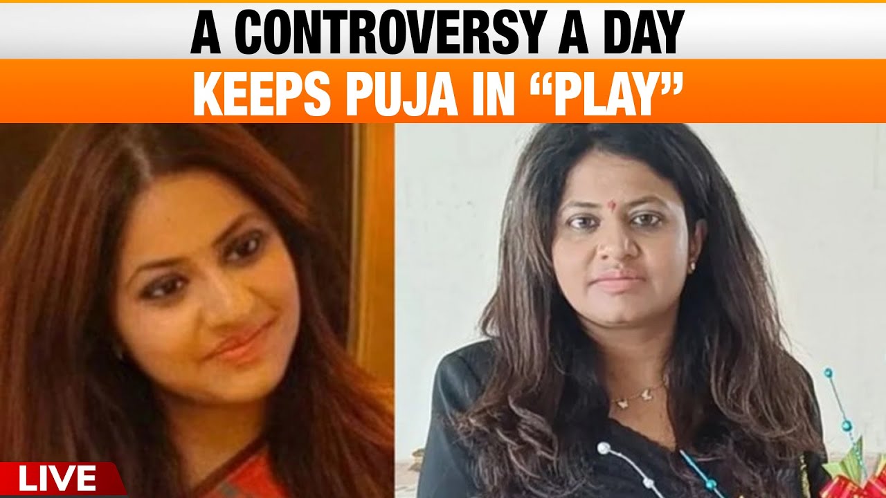 LIVE| Puja Khedkar Files Harassment Complaint Against Pune District ...