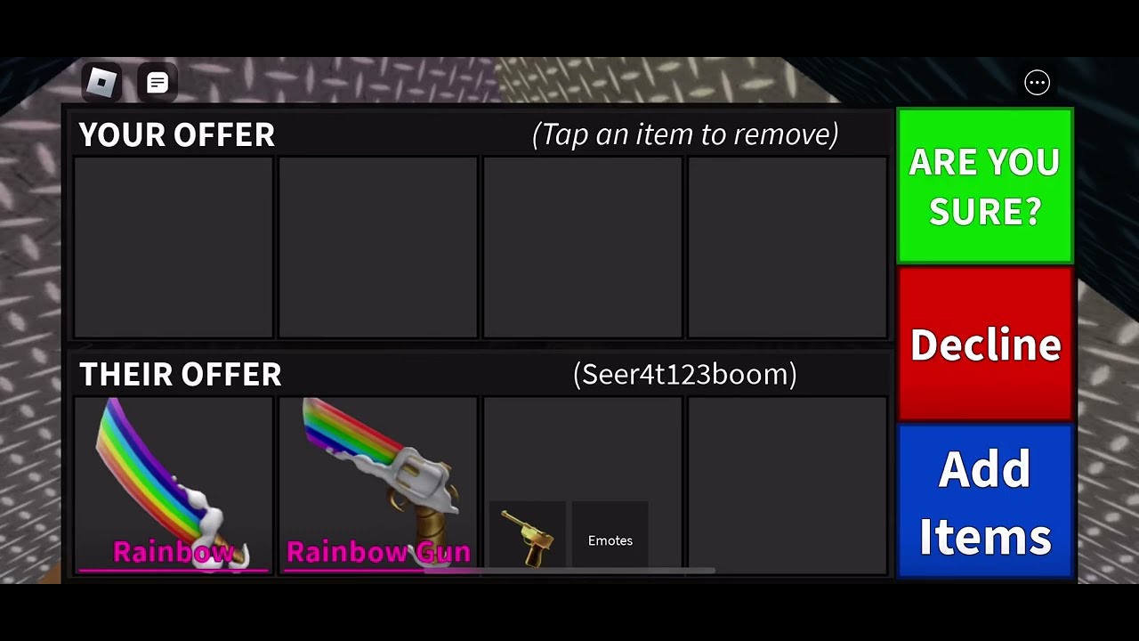 Roblox MM2: Buying RAINBOW GODLY SET (GUN!) (KNIFE!) (GODLYS!) - YouTube