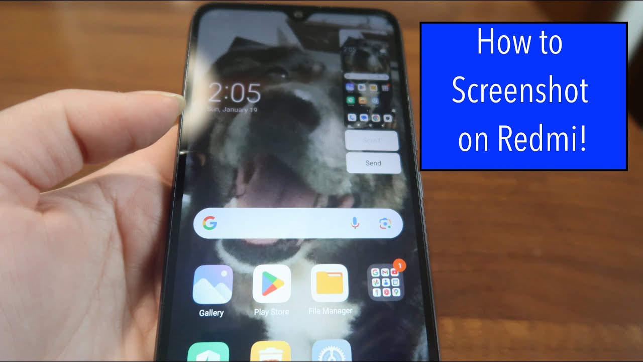 How to Take a Screenshot on a Redmi Phone - YouTube