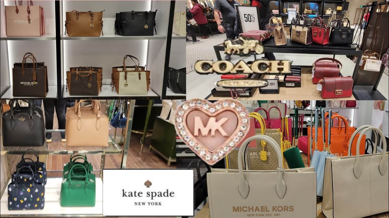 NEW!! MICHAEL KORS~ KATE SPADE~ COACH OUTLET VLOG!!/WALLETS/BAGS/NEW ...