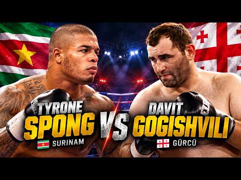 KICKBOKS EFSANESİNİN BOKS MAÇI! Tyrone Spong vs Davit Gogishvili Boks Maçı I TÜRKÇE