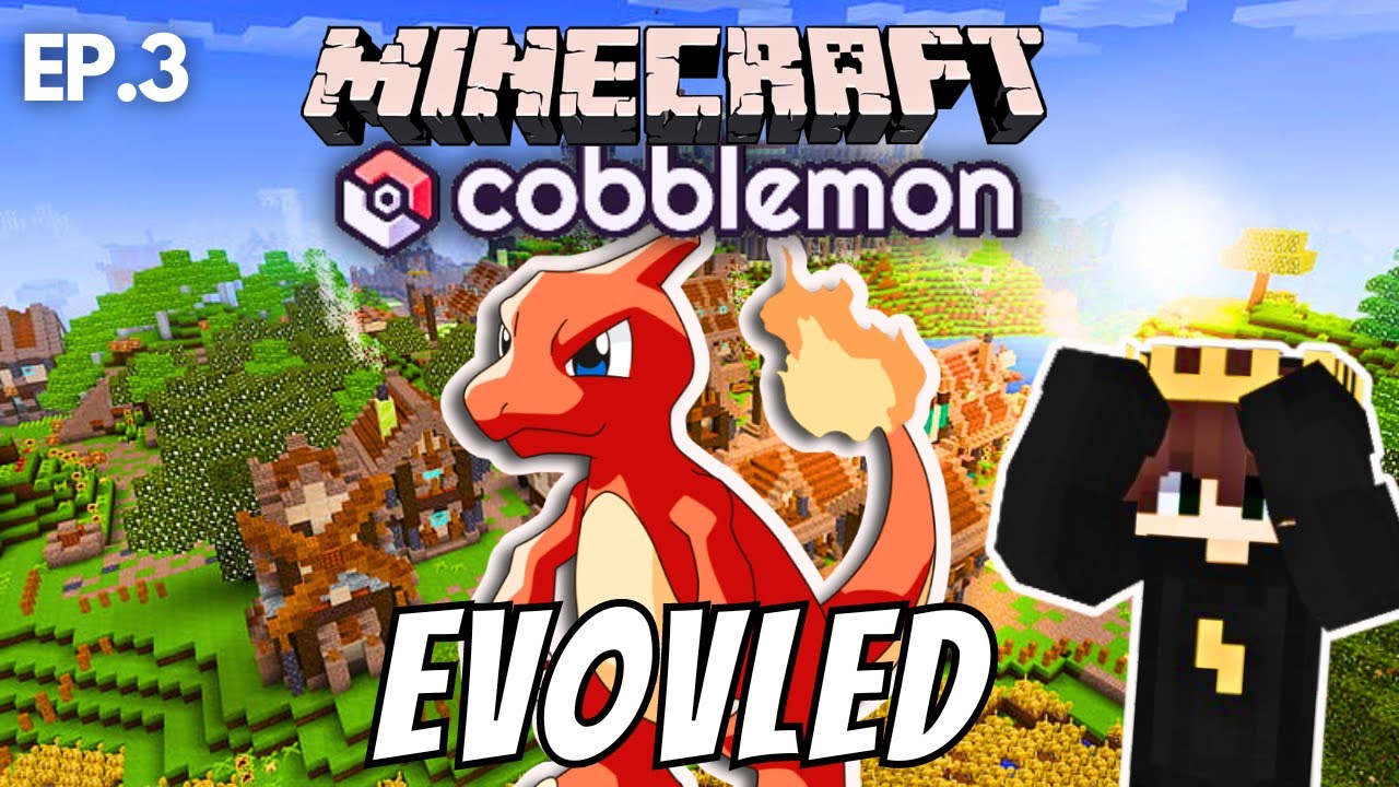 Minecraft Cobblemon Survival Series || EP 3 : CHARMANDER EVOLVED TO ...