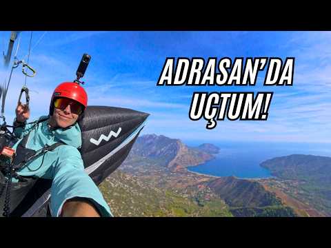 Adrasan’da Uçtum | Sakin Bir Yamaç Paraşütü Uçuşu #yamaçparaşütü