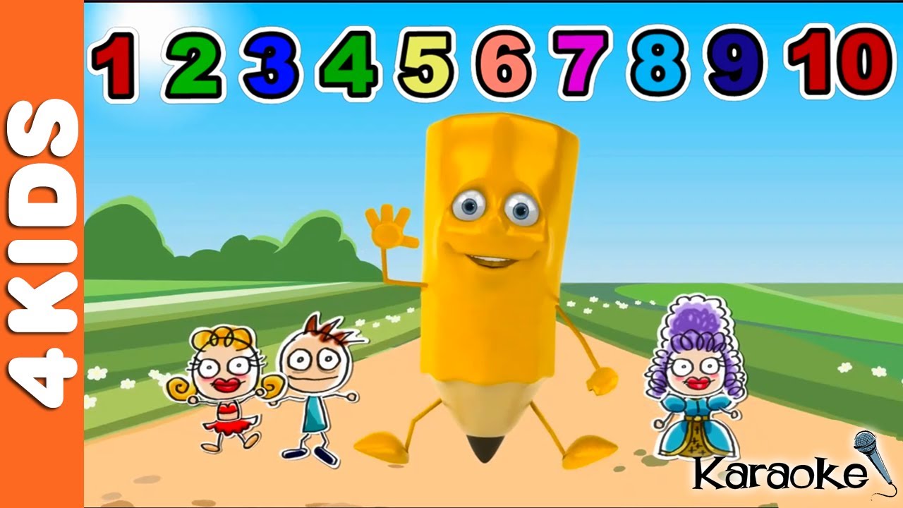 Numbers Song 1 to 10 LEARNING NUMBERS | Karaoke | JUNIORS TOONS - YouTube
