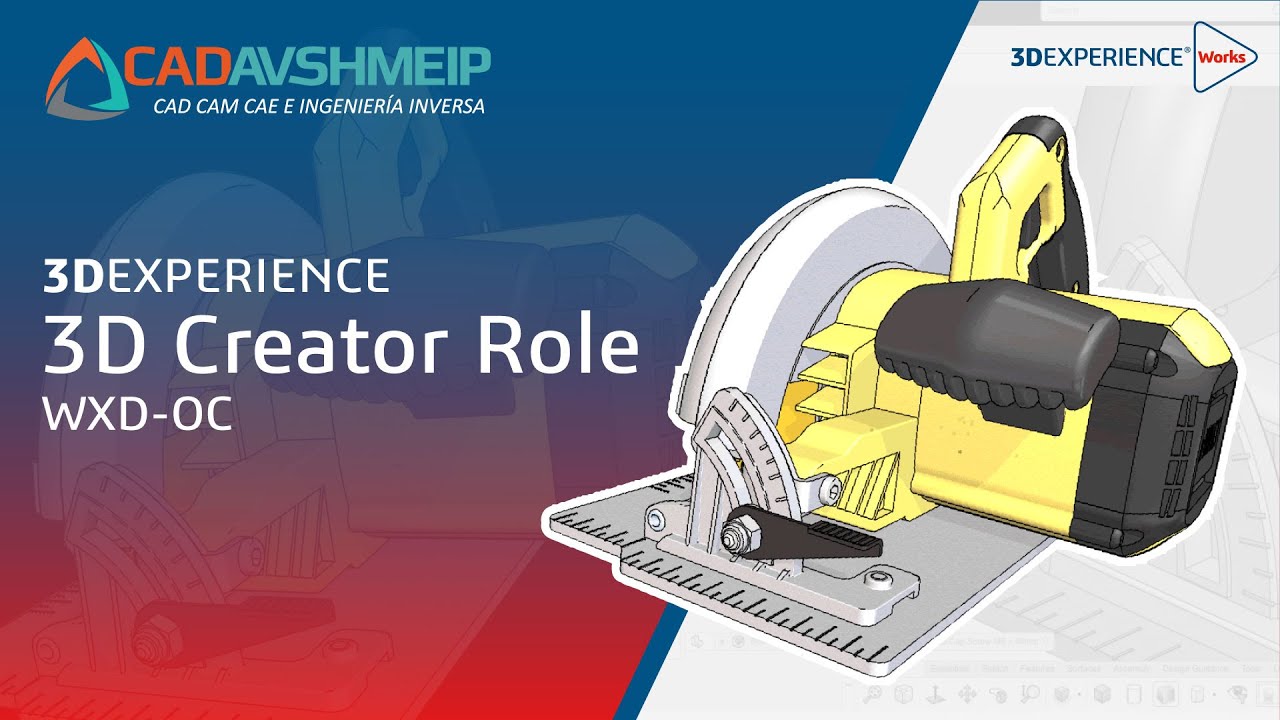 3DEXPERIENCE 3D Creator Role WXD-OC - YouTube