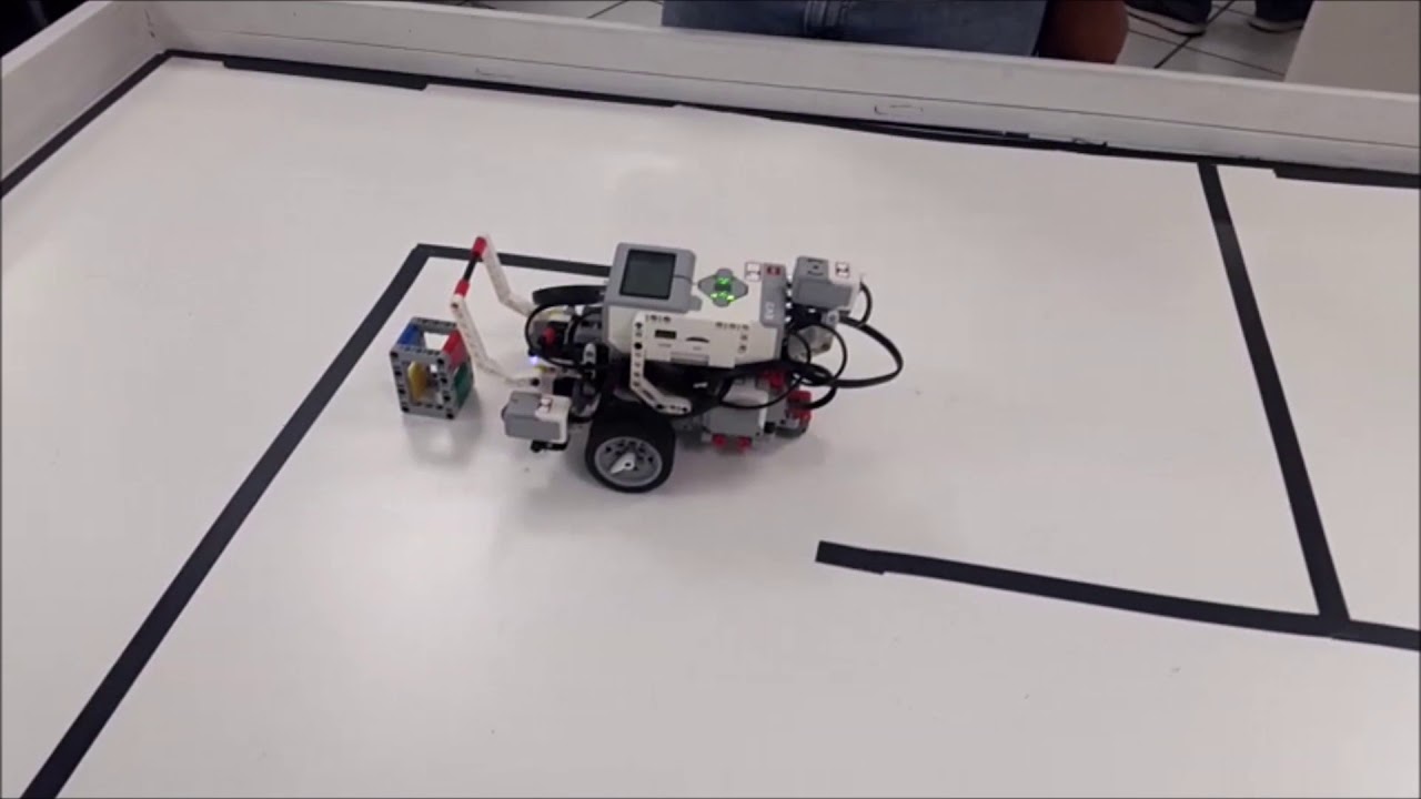 Reto Quitar Objetos Lego EV3 - YouTube