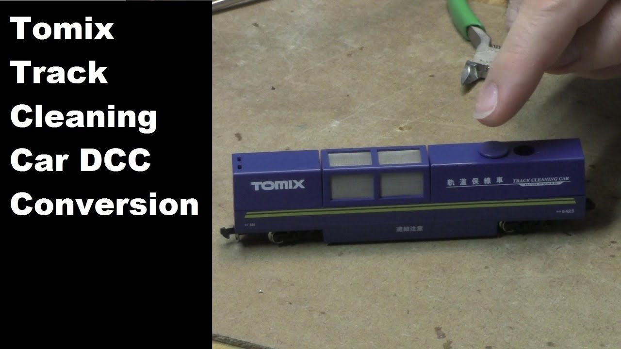 Tomix Track Cleaning Car DCC Conversion - YouTube
