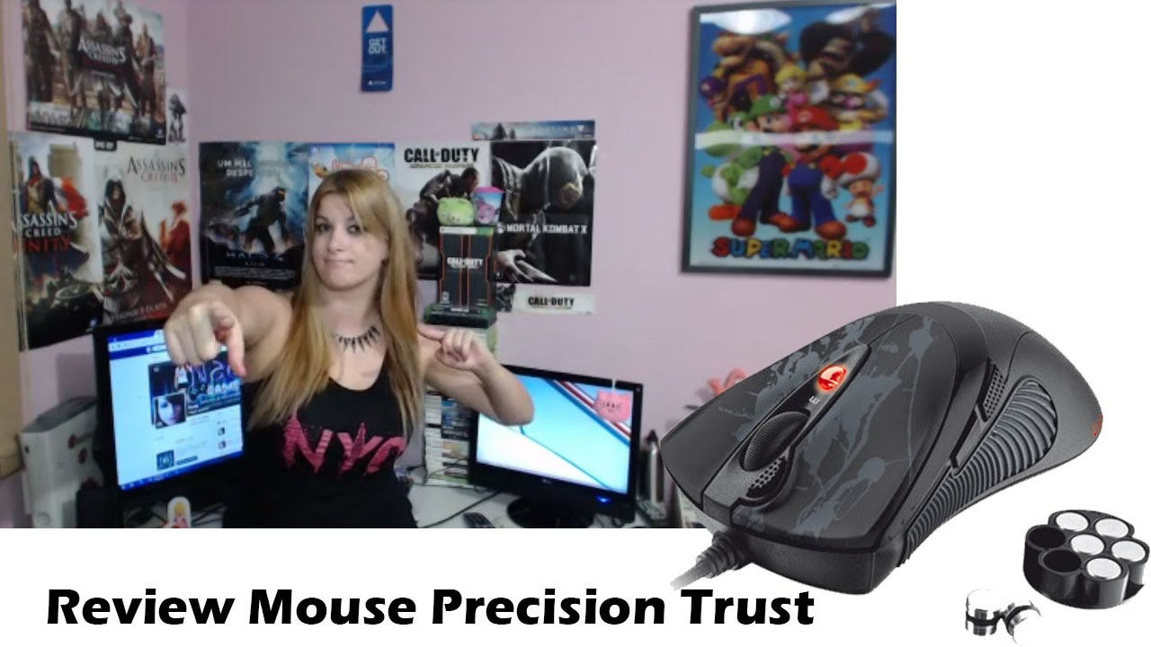 Review Mouse Precision Trust GXT 31 - YouTube