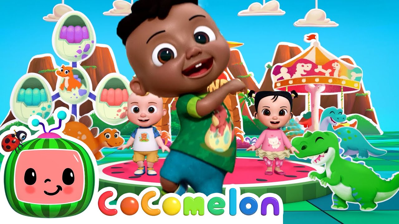 Welcolme To Dinoland: T-Rex Dance | CoComelon - Cody's Playtime | Songs ...