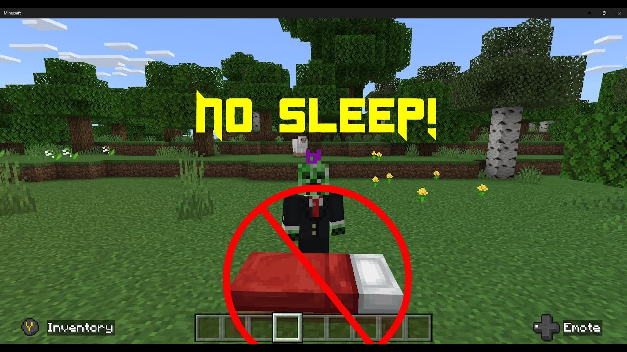 How long can i survive with no sleep (minecraft) - YouTube