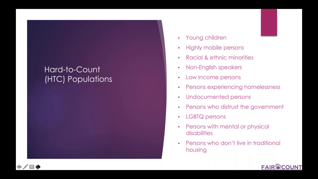 Hard To Count Maps and the 2020 Census - YouTube