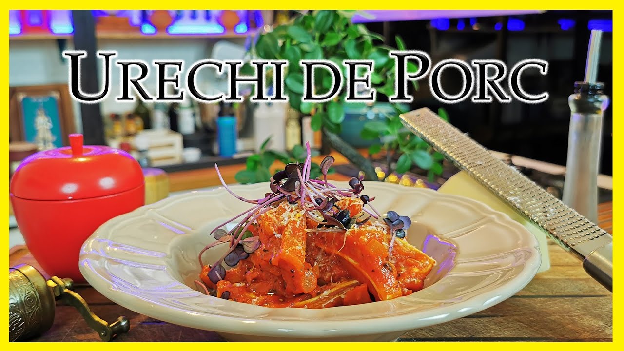 URECHI DE PORC CU SOS DE ROSII SI PARMEZAN / PECORINO ROMANO - CHEF ...