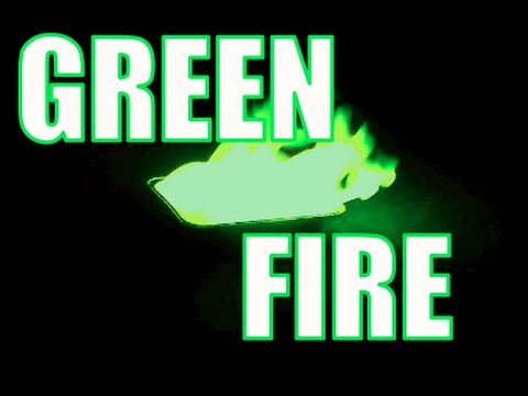 Make GREEN FIRE (Using Boric Acid) - YouTube