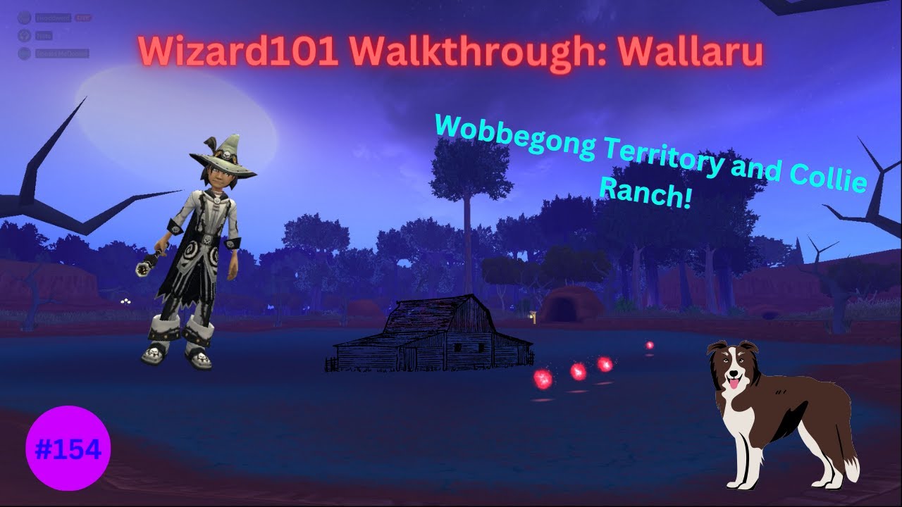 Wizard101 Walkthrough #154 | Wallaru: Wobbegong Territory and Collie ...