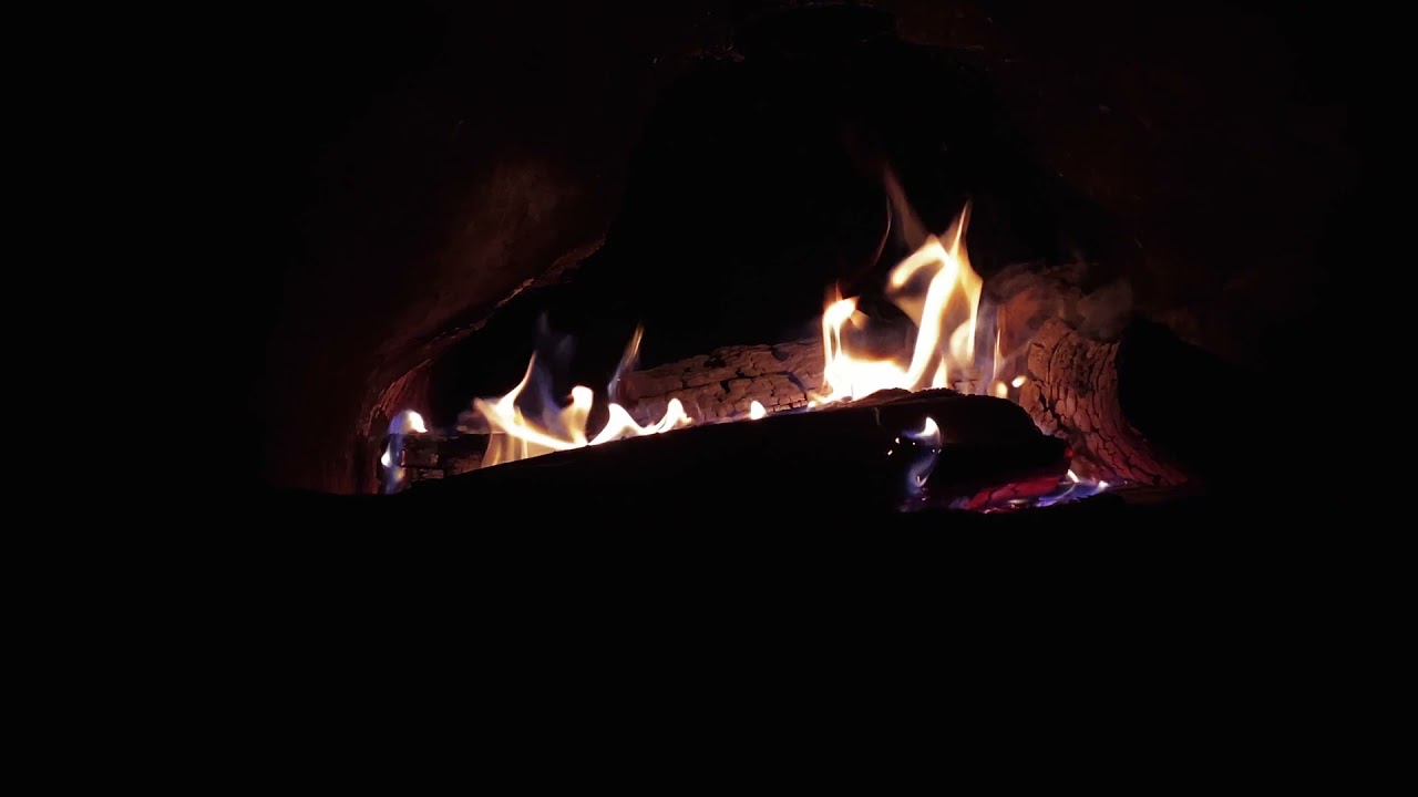 Relaxing Crackling Cosy Campfire with Peaceful Light Rain - YouTube