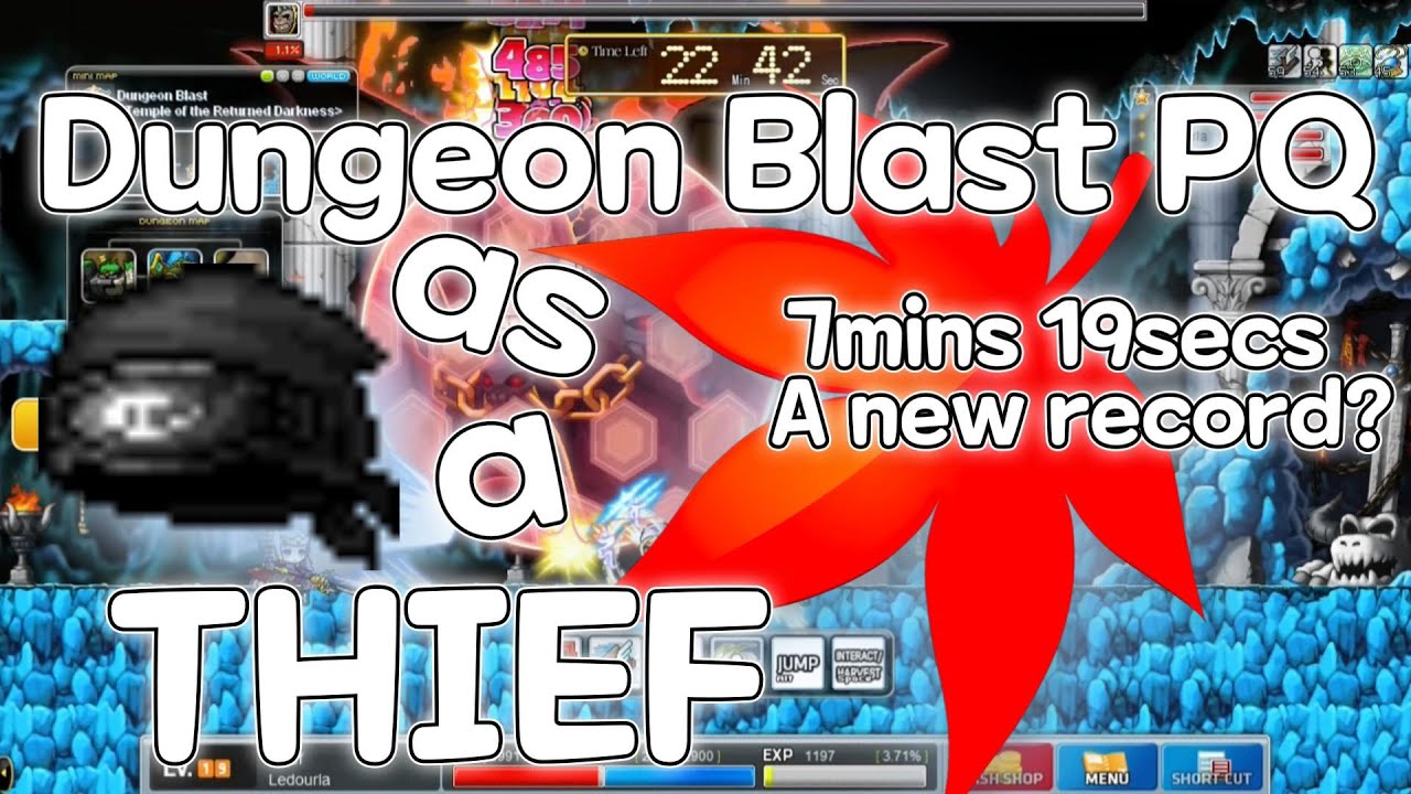 BEST TIME??⏱️• Thief • Dungeon Blast • MapleStory🍁Event PQs - YouTube