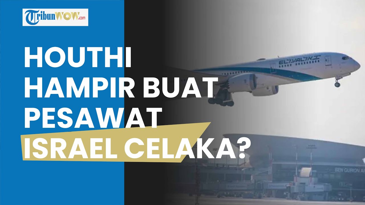NYARIS CELAKA! Pesawat Israel Mengalami Gangguan saat Melintas di ...