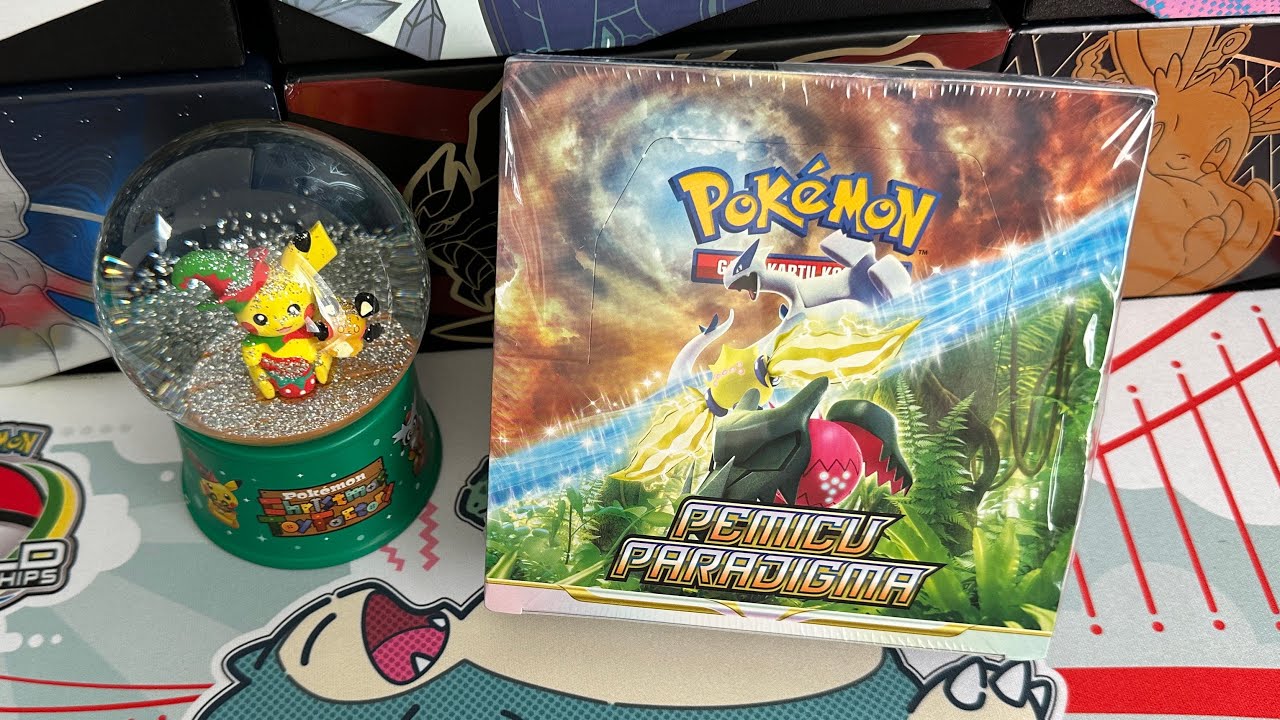 Pokémon TCG Indonesia Pemicu Paradigma booster box opening 💨🍃 - YouTube