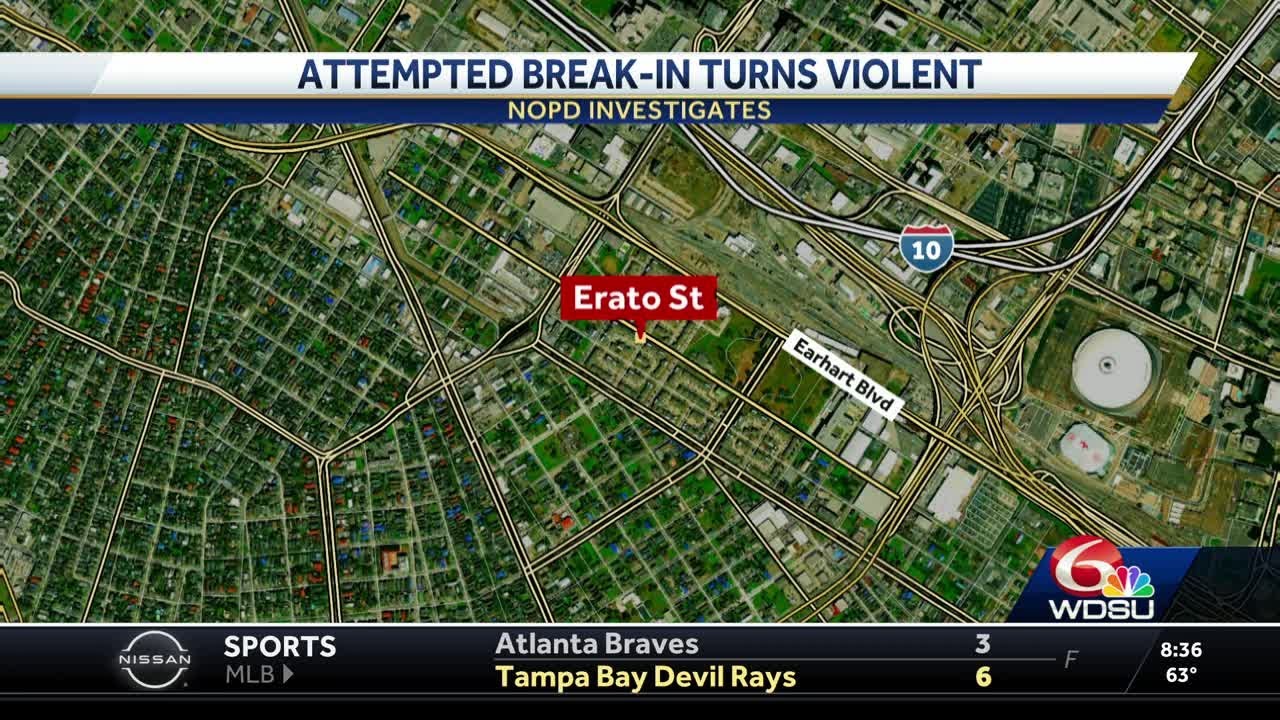 NOPD investigating attempted break-in that turned violent - YouTube