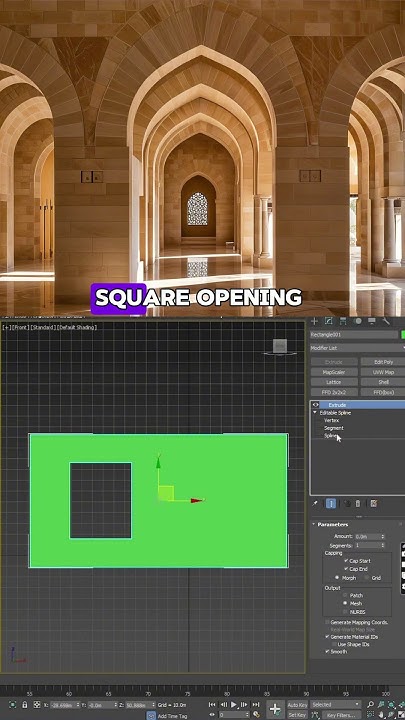 How to create the modeling of Arches in 3DS MAX EASILY! - YouTube