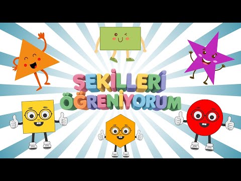 Şekilleri Öğreniyorum: Renkli ve Eğlenceli Eğitim Videosu! #eğlenceliöğrenme #eğiticivideolar