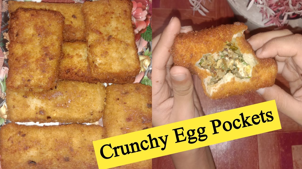 Crunchy Egg Pockets Recipe By Food Recipes With Arooj Fatima | Quick ...