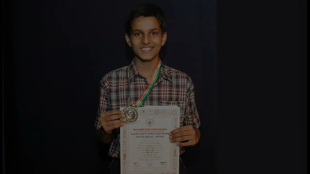 DR HOMIBHABHA 2022, Silver MEDAL WINNER, Avaneesh Nikam - YouTube