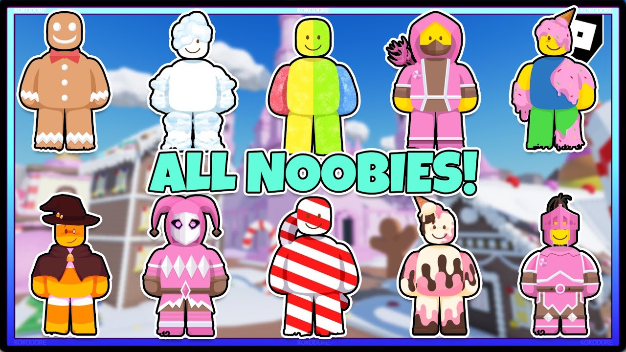 HOW TO FIND ALL 27 NEW NOOBIES in Find The Noobies Morphs | ROBLOX ...