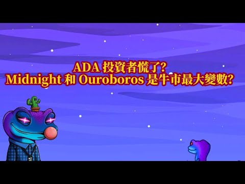 ADA 投資者慌了？Midnight 和 Ouroboros 是牛市最大變數？ #cardano #ada #midnight # ...