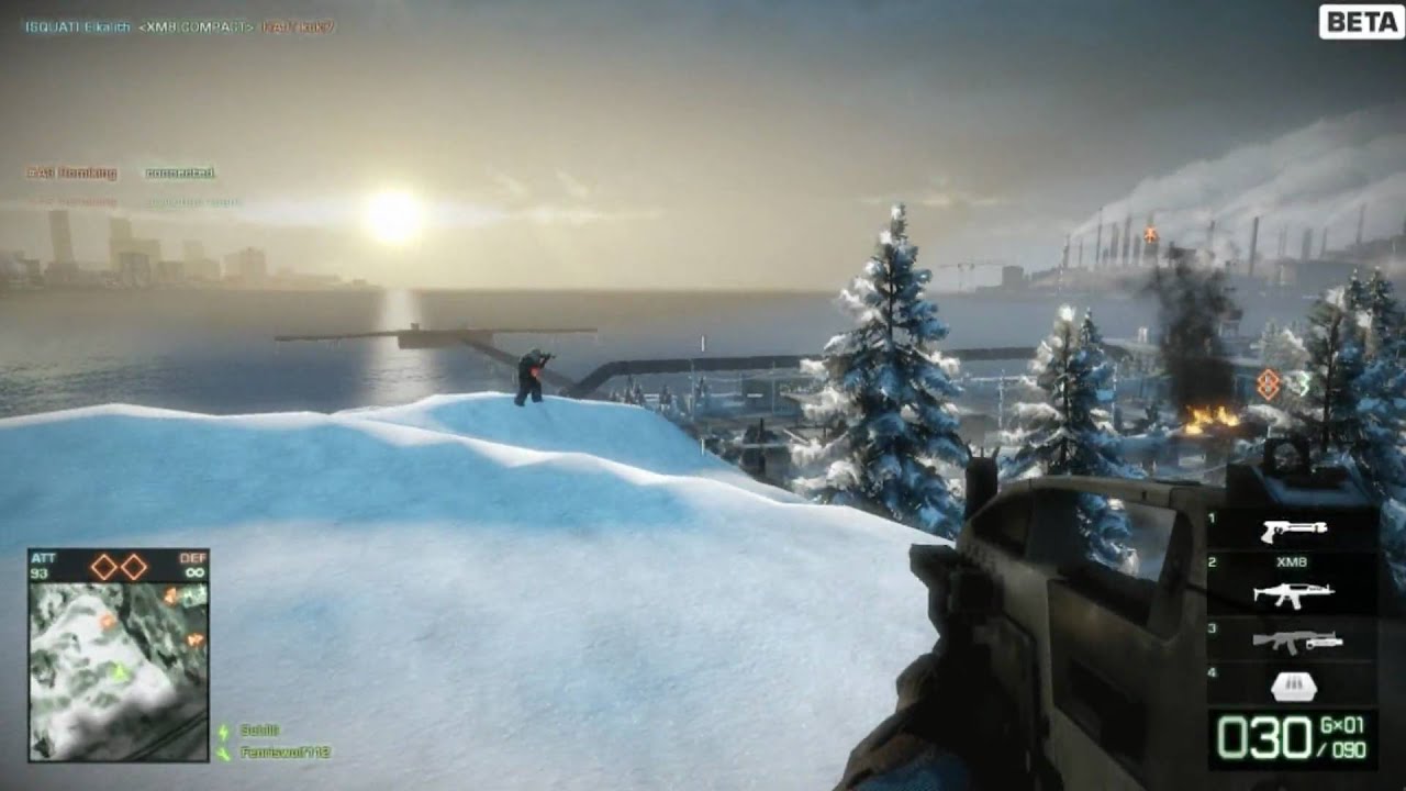 Bad Company 2 beta. How to pwn a sniper - YouTube