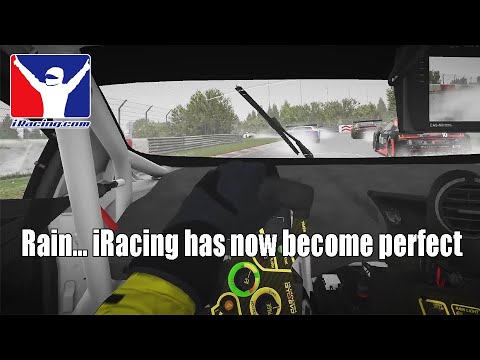 Rain...iRacing has now become perfect - YouTube