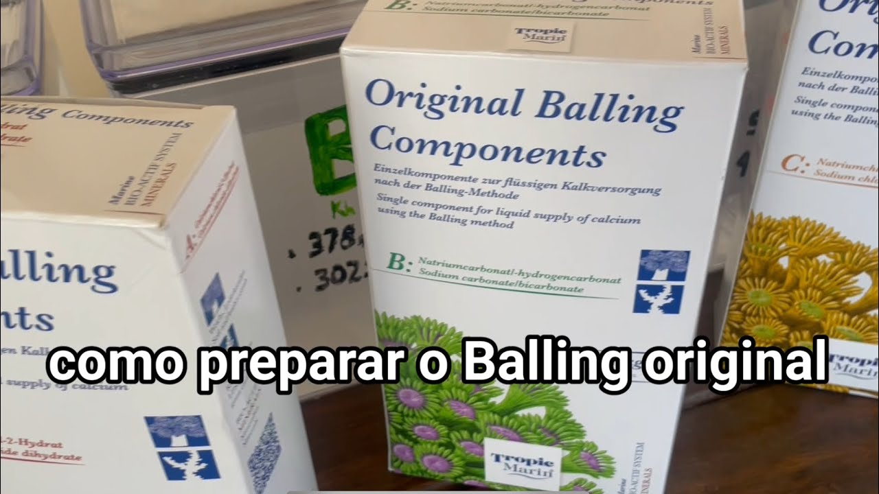 Como Preparar o #Balling Original da #TropicMarin - YouTube