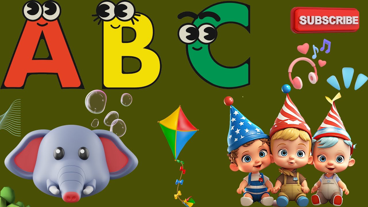 Alphabet Song - Education ABC Nursery Rhyme for Kids - YouTube