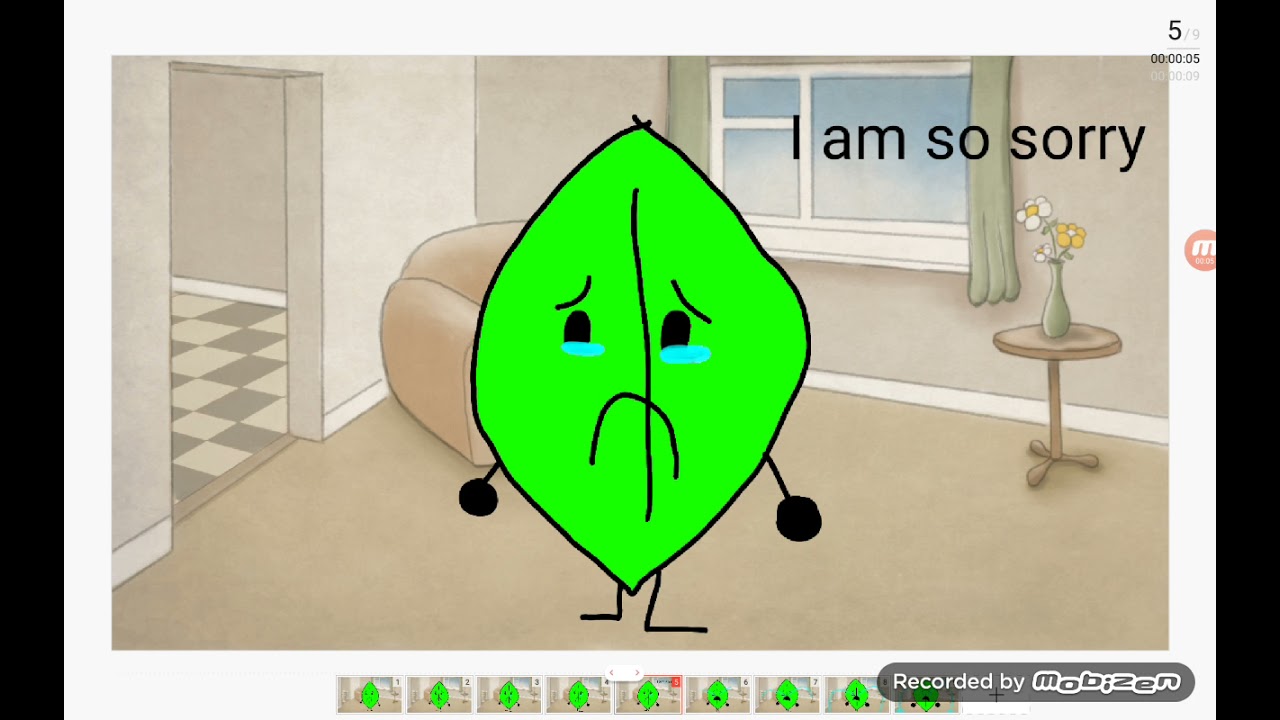 bfdi leafy crying - YouTube