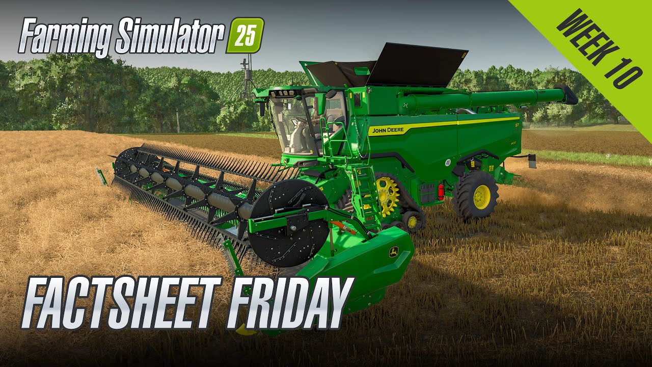 Old Truck and New Combines - FS25 Factsheets - Week 10 - YouTube