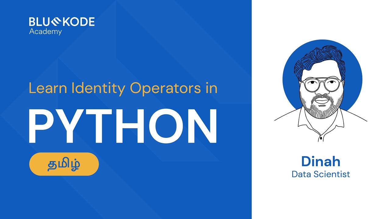 Learn Identity Operators In Python Tamil Python For Beginners 5016